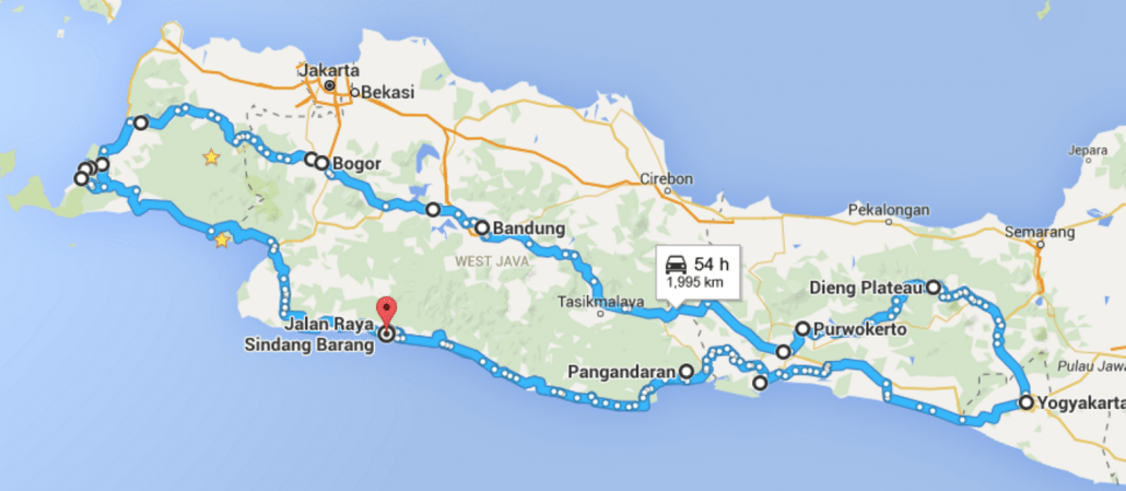 Joko's motorcycle journey through Java - Expat Indo